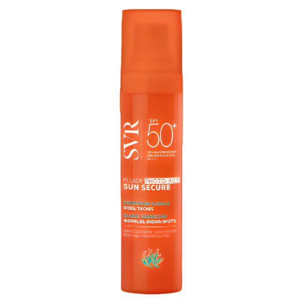 SUN SECURE FLUIDE PHOTO-AGE SPF50+ • Слънцезащитен флуид • SVR ...